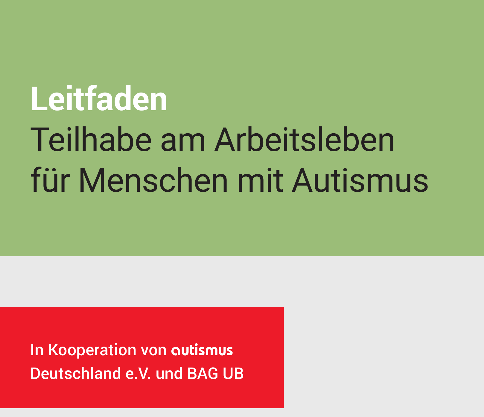 Broschüre "Teilhabe am Arbeitsleben" - Autismus Südbaden e.V.